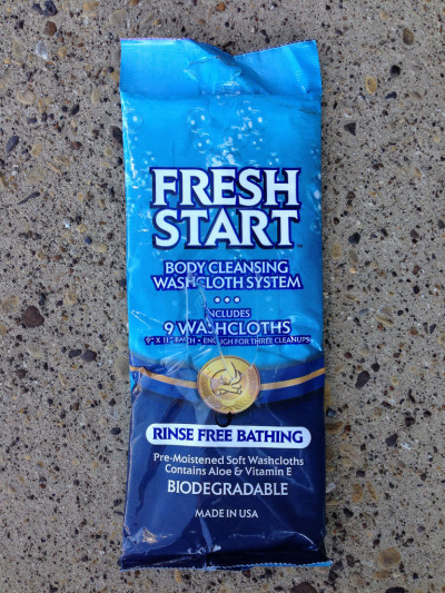 Review: Fresh Start body cleansing washcloth system wipes – Texas Cyclist